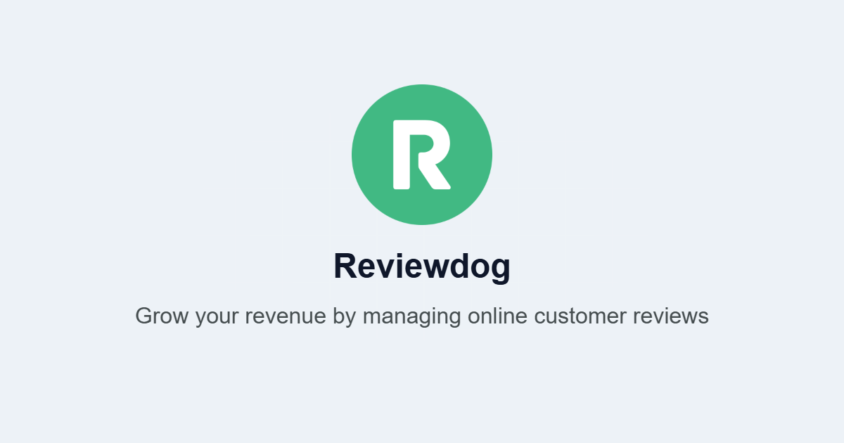 Reviewdog | Review Management Software